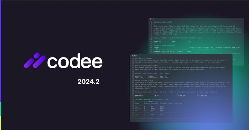 Codee 2024.2 released with new features | Codee posted on the topic ... Codee 2024.2 released with new features | Codee posted on the topic ...