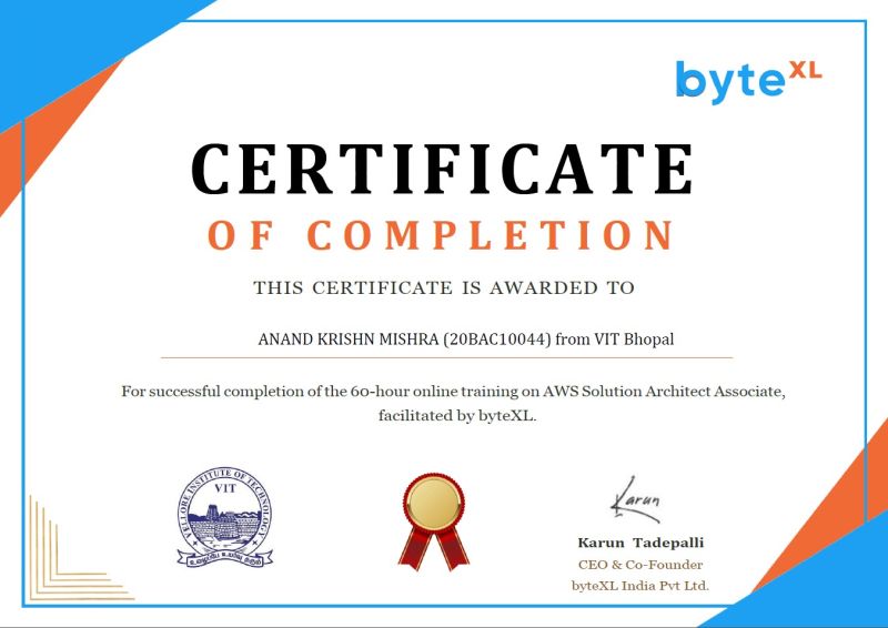 Anand Krishn Mishra on LinkedIn: #awssolutionsarchitect # ... Anand Krishn Mishra on LinkedIn: #awssolutionsarchitect # ...