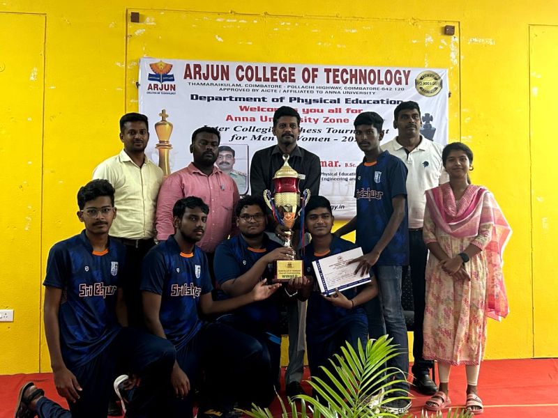 Champion of the Anna University Chess Zonal | Yogeshwaran R posted on ... Champion of the Anna University Chess Zonal | Yogeshwaran R posted on ...