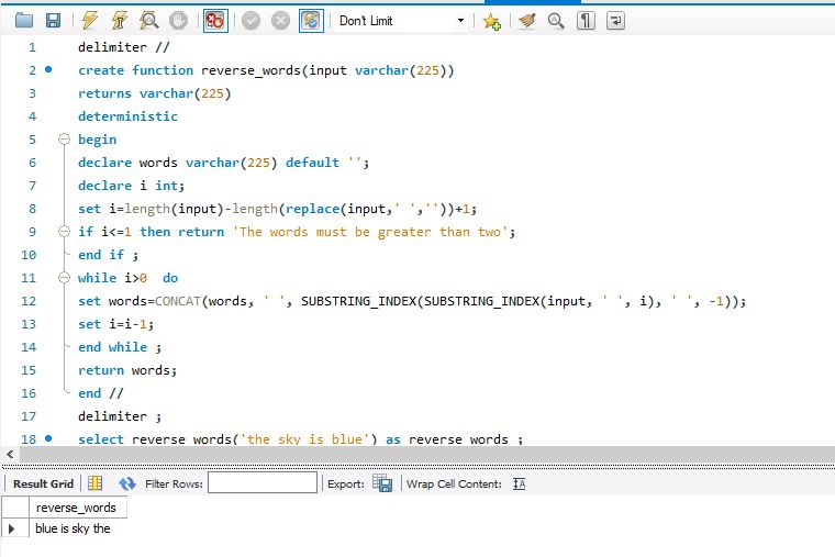 YAKUB BABA SHAIK on LinkedIn: Creating a MySQL Function to Reverse ... YAKUB BABA SHAIK on LinkedIn: Creating a MySQL Function to Reverse ...