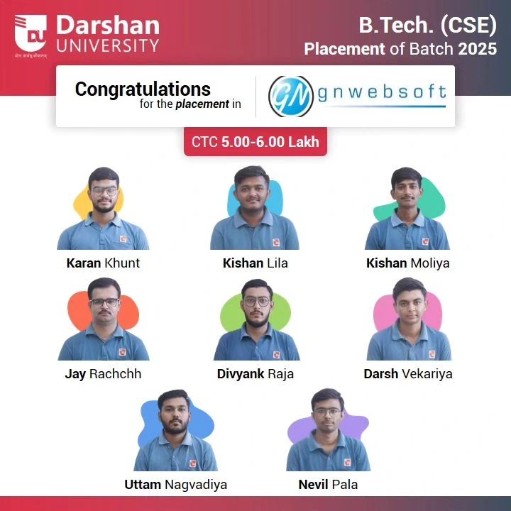 Jay Rachchh on LinkedIn: #darshanuniversity #placement2025 # ... Jay Rachchh on LinkedIn: #darshanuniversity #placement2025 # ...