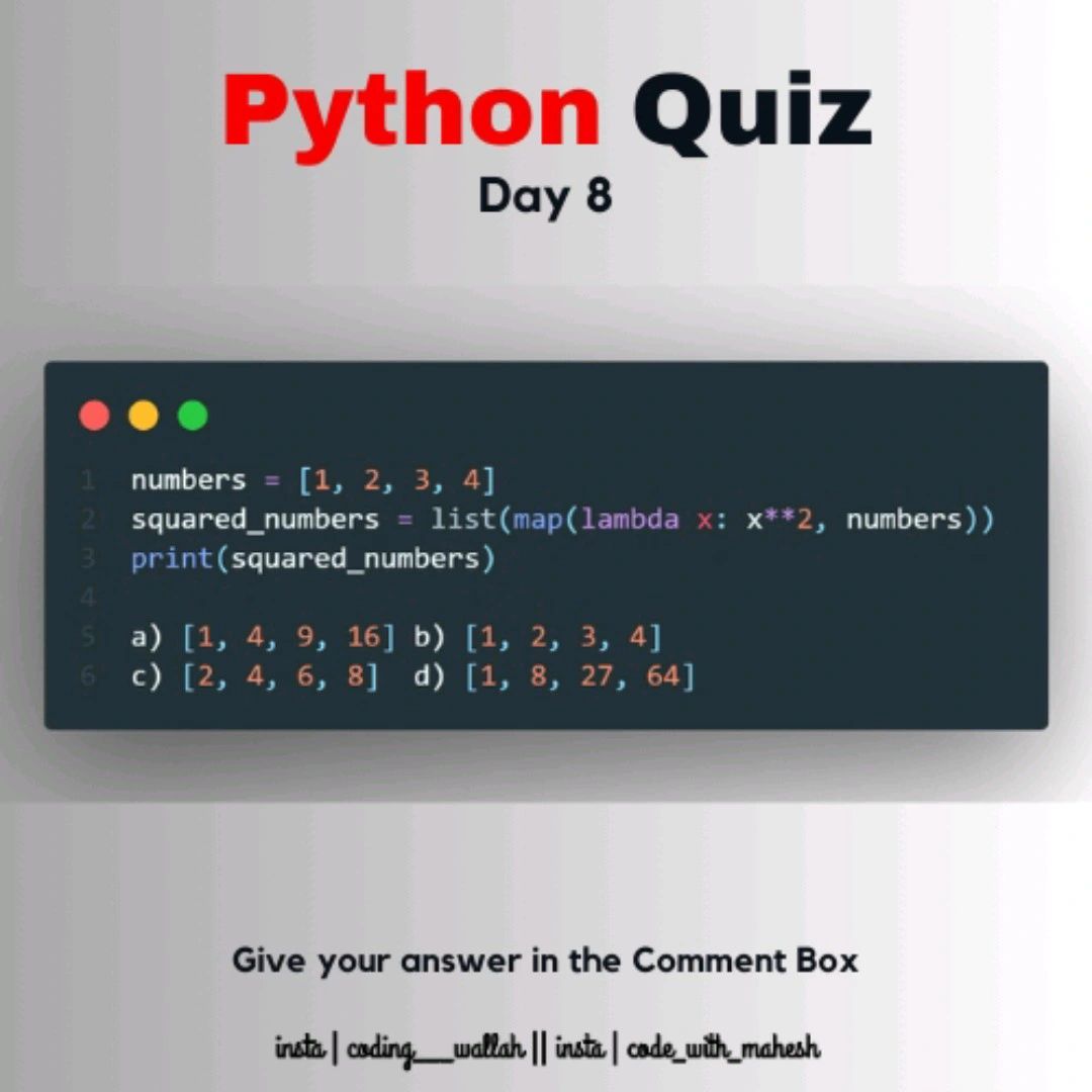 Join Python Quiz Day 8 | Developer Mahesh posted on the topic | LinkedIn Join Python Quiz Day 8 | Developer Mahesh posted on the topic | LinkedIn