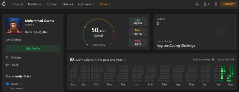 Muhammad Osama Khan on LinkedIn: #leetcode #programming #algorithms # ... Muhammad Osama Khan on LinkedIn: #leetcode #programming #algorithms # ...