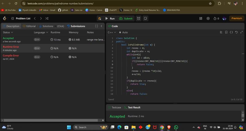 Piyush Raj on LinkedIn: #leetcode #codingchallenge #62daysofcode # ... Piyush Raj on LinkedIn: #leetcode #codingchallenge #62daysofcode # ...