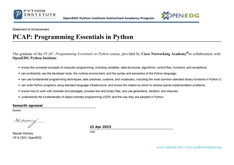 Samarth Agrawal on LinkedIn: #datascience #python #oops Samarth Agrawal on LinkedIn: #datascience #python #oops