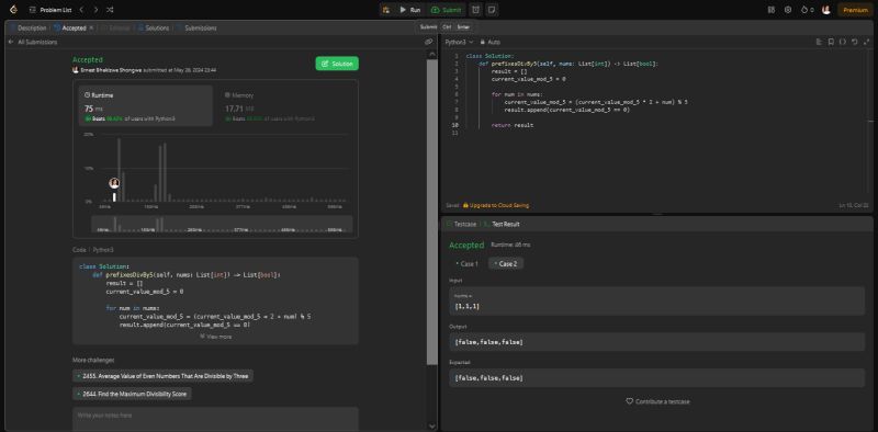 How to Optimize Binary Array Divisibility | Ernest Shongwe posted on ... How to Optimize Binary Array Divisibility | Ernest Shongwe posted on ...