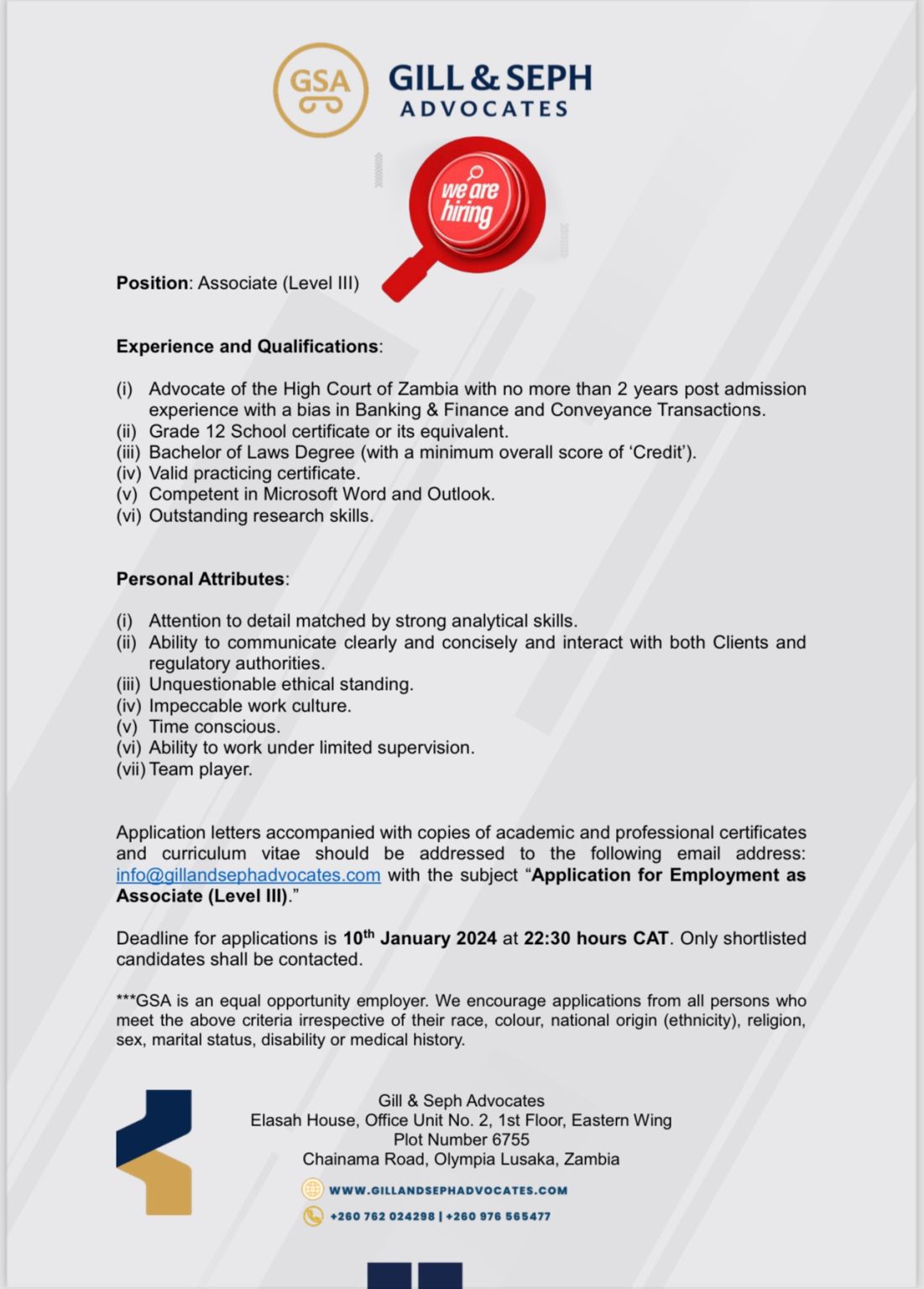 #associate #gsa #gillandsephadvocates | Gill & Seph Advocates #associate #gsa #gillandsephadvocates | Gill & Seph Advocates
