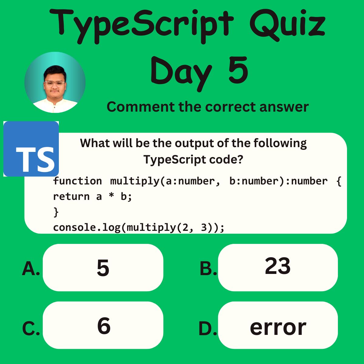 Day 5 of TypeScript Challenge: Learn and Grow | HAFIZ NABEEL posted on ... Day 5 of TypeScript Challenge: Learn and Grow | HAFIZ NABEEL posted on ...