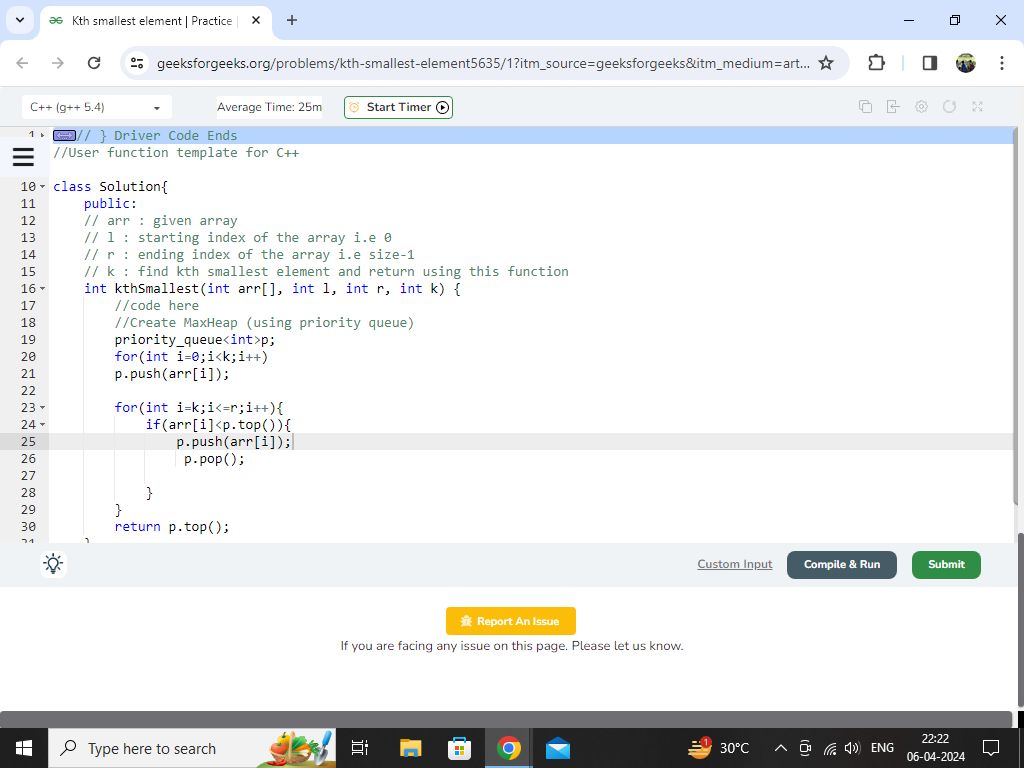Ankit Choudhary on LinkedIn: #180daysofocode #dsa #cpp #188days #heap # ... Ankit Choudhary on LinkedIn: #180daysofocode #dsa #cpp #188days #heap # ...