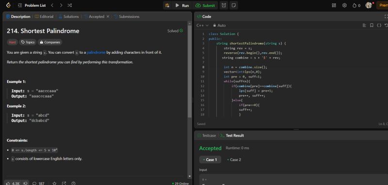Gurneet Kaur on LinkedIn: #leetcode #dsa #stringmatching #womanintech # ... Gurneet Kaur on LinkedIn: #leetcode #dsa #stringmatching #womanintech # ...