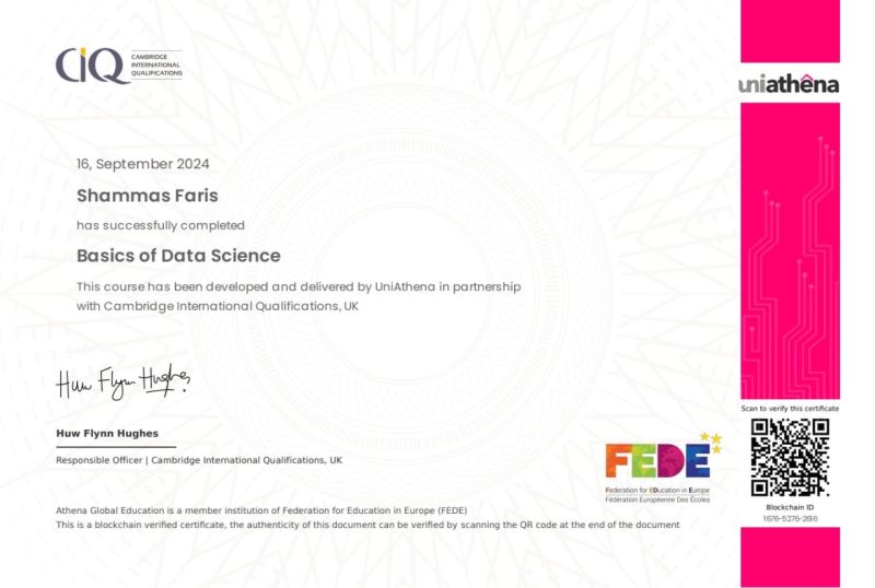 Shammas Faris on LinkedIn: π Excited to Share Another Milestone! π Iβm ... Shammas Faris on LinkedIn: π Excited to Share Another Milestone! π Iβm ...