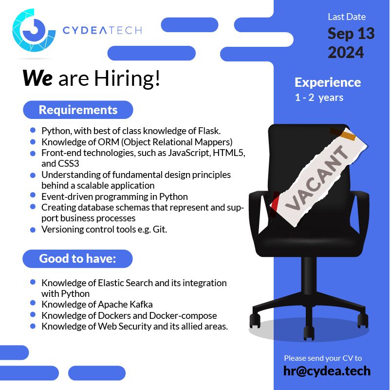 Ajmal Nijat on LinkedIn: #cydeatech #python #flask #javascript #html5 #css3 Ajmal Nijat on LinkedIn: #cydeatech #python #flask #javascript #html5 #css3