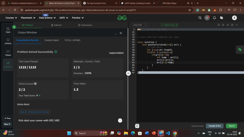 #gfg160dayscodingchallenge #coding #dsa #java #problemsolving… | Dhruv Shah #gfg160dayscodingchallenge #coding #dsa #java #problemsolving… | Dhruv Shah