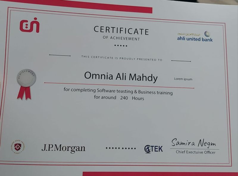 Omnia Mahdy on LinkedIn: #istqb #testautomation #testmanual #أنتِ ... Omnia Mahdy on LinkedIn: #istqb #testautomation #testmanual #أنتِ ...