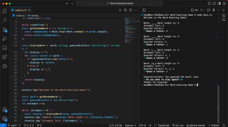 Ali Shahzad on LinkedIn: #wordguessinggame #typescript #nodejs # ... Ali Shahzad on LinkedIn: #wordguessinggame #typescript #nodejs # ...