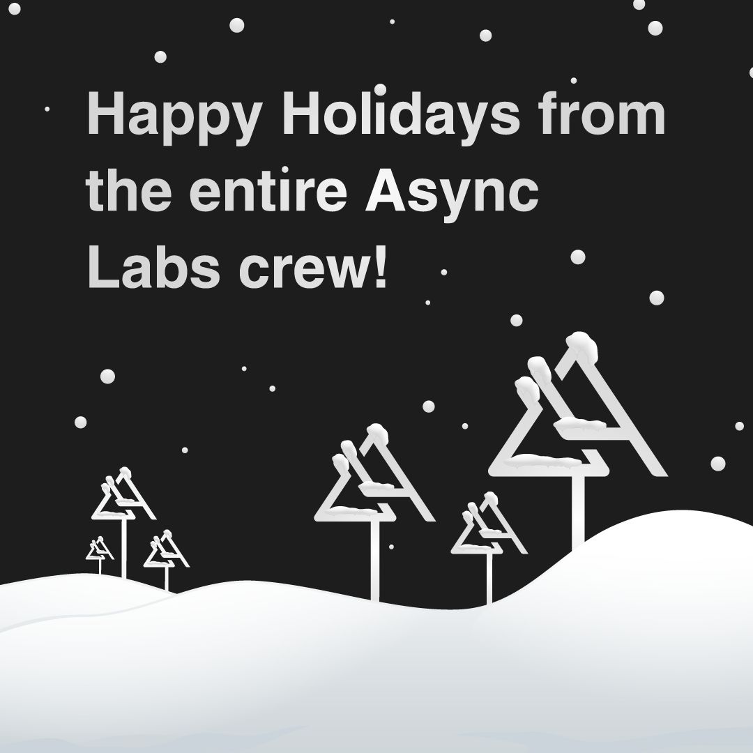 Async Labs on LinkedIn: As the year comes to a close, the Async Labs ... Async Labs on LinkedIn: As the year comes to a close, the Async Labs ...