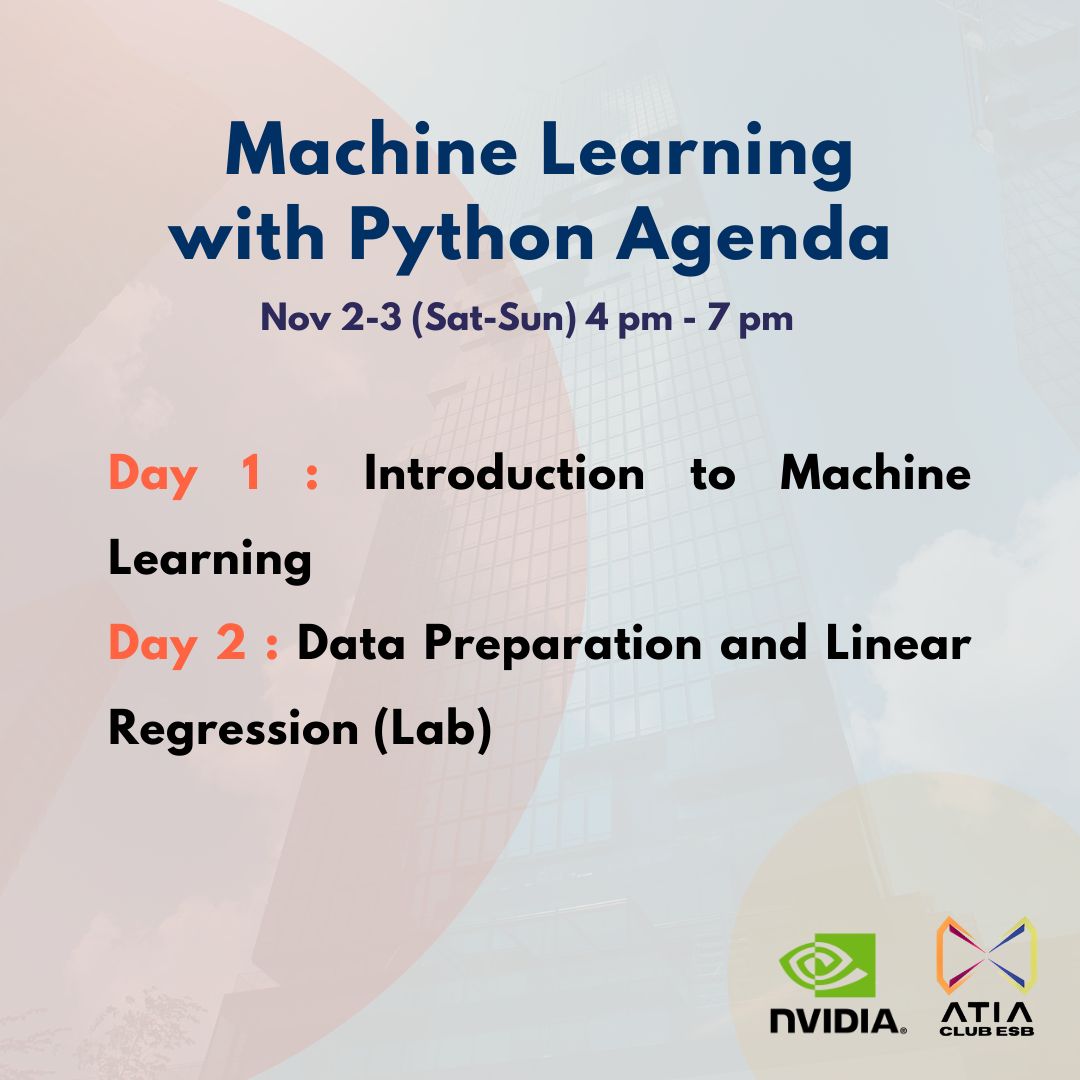 ATIA Club ESB on LinkedIn: #machinelearning #python #workshop #atiaclub ATIA Club ESB on LinkedIn: #machinelearning #python #workshop #atiaclub