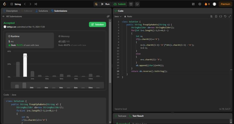 om lathiya on LinkedIn: #leetcodechallenge #string #problem om lathiya on LinkedIn: #leetcodechallenge #string #problem