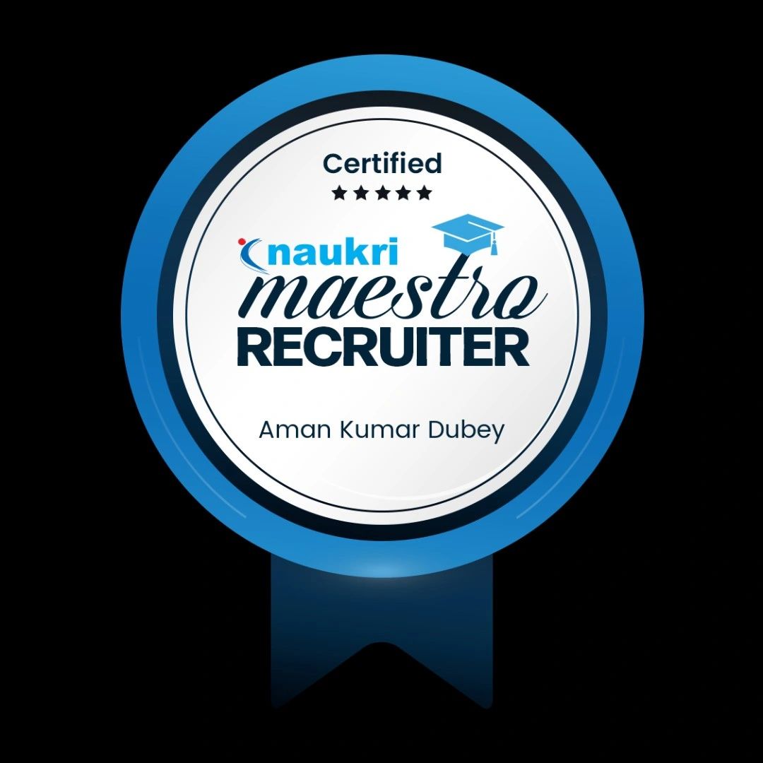 Aman kumar Dubey on LinkedIn: #naukrimaestrq #recruiter Aman kumar Dubey on LinkedIn: #naukrimaestrq #recruiter