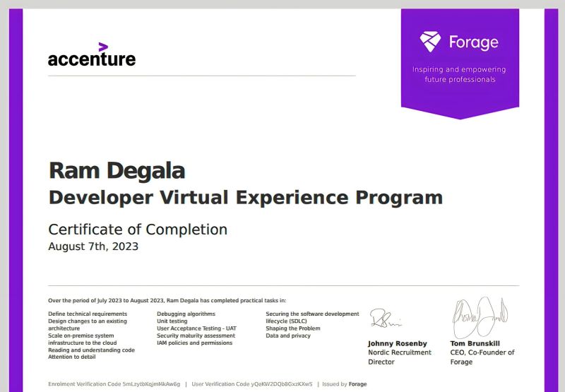Ram Degala on LinkedIn: #forage #certification #learning #growing # ... Ram Degala on LinkedIn: #forage #certification #learning #growing # ...