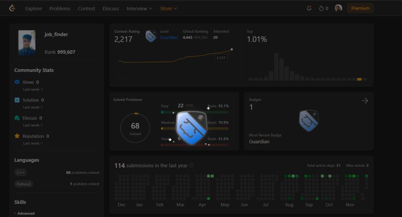 SUDHIR SHARMA on LinkedIn: #leetcode #codingjourney #guardianbadge # ... SUDHIR SHARMA on LinkedIn: #leetcode #codingjourney #guardianbadge # ...