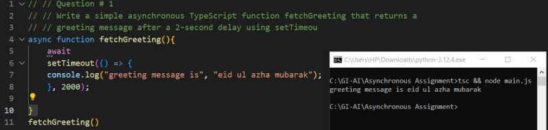 Noor Ahmed Memon on LinkedIn: Enhancing TypeScript Skills: Asynchronous ... Noor Ahmed Memon on LinkedIn: Enhancing TypeScript Skills: Asynchronous ...