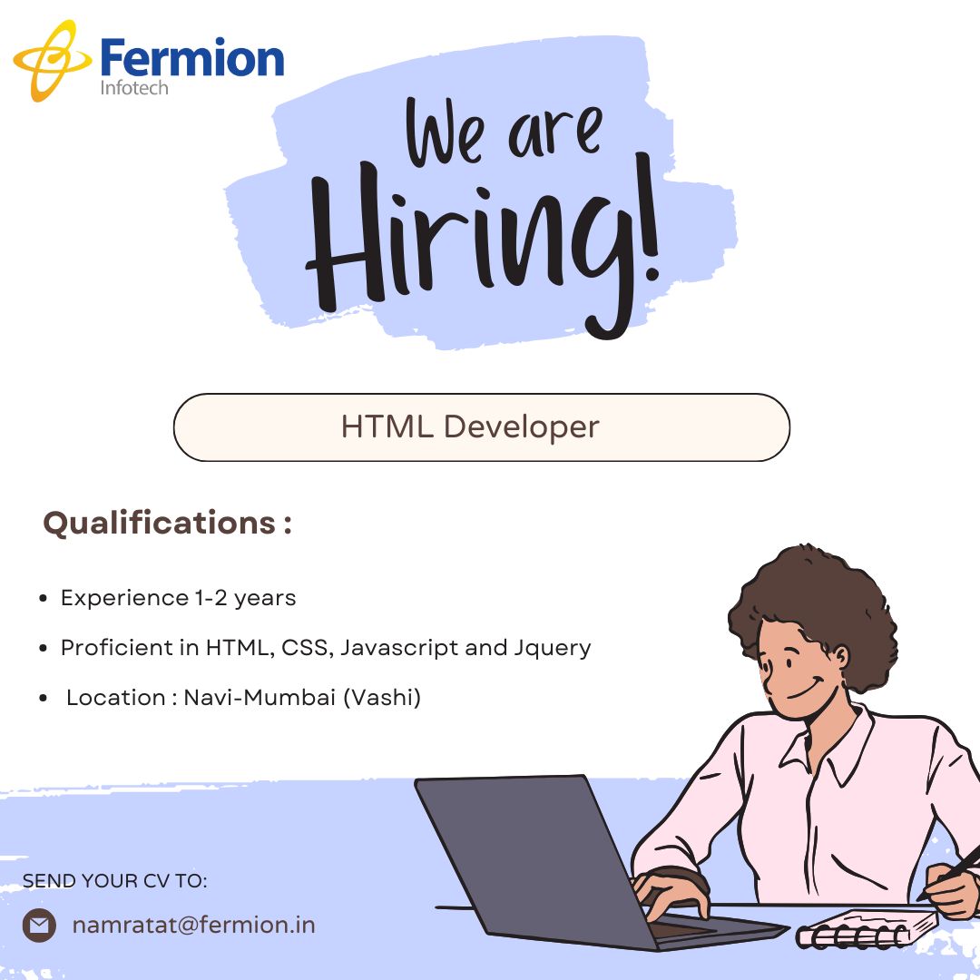 Fermion Infotech Private Limited on LinkedIn: #html #html5 #htmlcss # ... Fermion Infotech Private Limited on LinkedIn: #html #html5 #htmlcss # ...