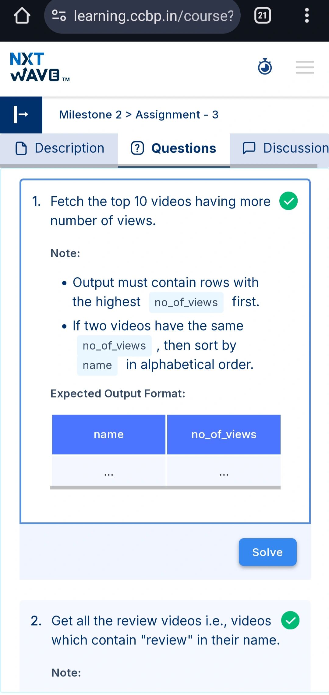 DEEPTHI MURUPUDI on LinkedIn: #day27 #ccbp #nxtwave #sql #50daysofcode DEEPTHI MURUPUDI on LinkedIn: #day27 #ccbp #nxtwave #sql #50daysofcode
