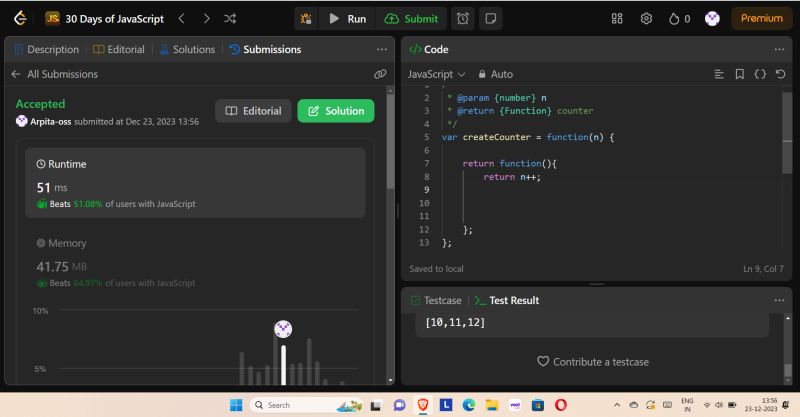 Join LeetCode's 30-day JavaScript challenge | Arpita Bais posted on the ... Join LeetCode's 30-day JavaScript challenge | Arpita Bais posted on the ...