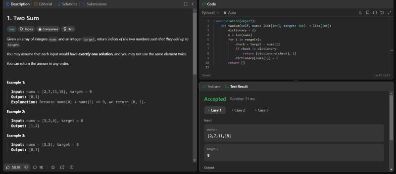 Tarun Tamilselvan on LinkedIn: #Day1 Solving Leetcode Problems Problem ... Tarun Tamilselvan on LinkedIn: #Day1 Solving Leetcode Problems Problem ...