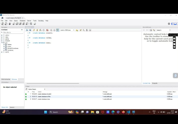 My SQL journey with CREATE DATABASE | Vishal Babar posted on the topic ... My SQL journey with CREATE DATABASE | Vishal Babar posted on the topic ...