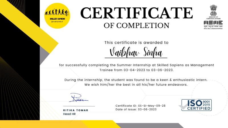 #summerinternship #learning | Vaibhav Sinha | 12 comments #summerinternship #learning | Vaibhav Sinha | 12 comments