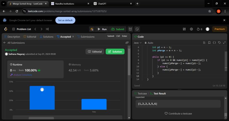 Sathana N on LinkedIn: #leetcode #coding #problemsolving Sathana N on LinkedIn: #leetcode #coding #problemsolving
