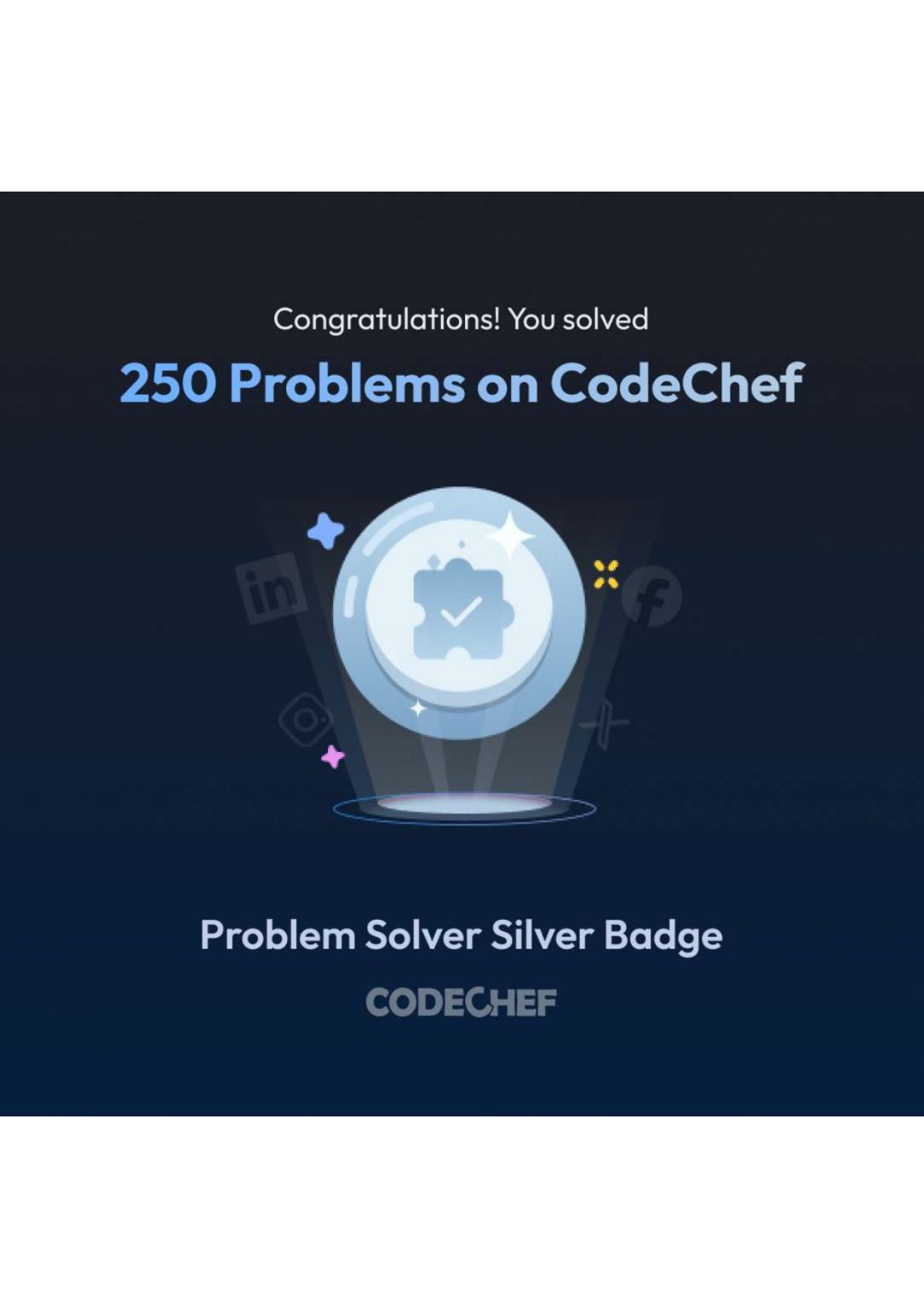 _Dimpal_ Chaudhari on LinkedIn: #codechef #milestone #codingjourney # ... _Dimpal_ Chaudhari on LinkedIn: #codechef #milestone #codingjourney # ...