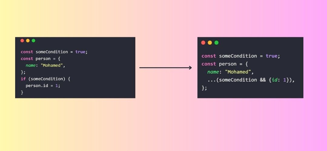 A neat trick in JavaScript is to use the logical AND operator instead ... A neat trick in JavaScript is to use the logical AND operator instead ...