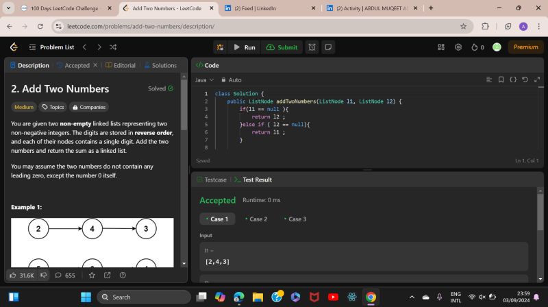 ABDUL MUQEET ANSARI on LinkedIn: #dsawithedslash #100daysofleetcode # ... ABDUL MUQEET ANSARI on LinkedIn: #dsawithedslash #100daysofleetcode # ...