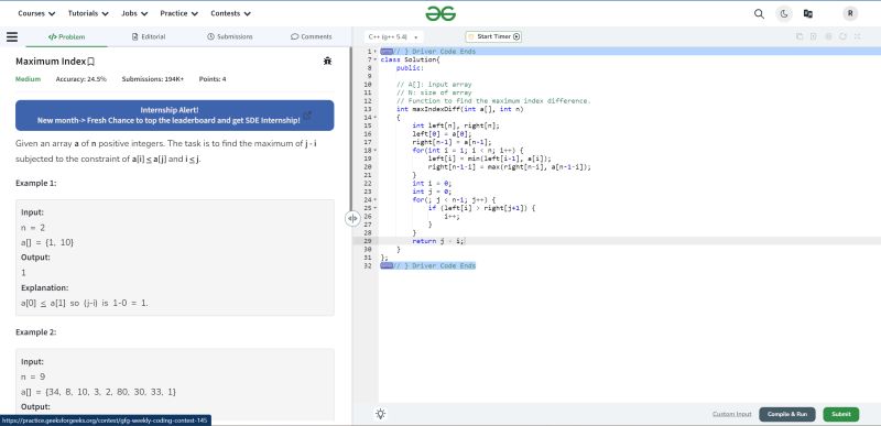 Rounak Agrahari on LinkedIn: #geeksforgeeks #100daysofcodingchallenge # ... Rounak Agrahari on LinkedIn: #geeksforgeeks #100daysofcodingchallenge # ...