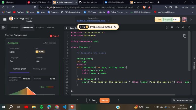 Ragini Mishra on LinkedIn: #75daysdsa #dsa #programming #coding # ... Ragini Mishra on LinkedIn: #75daysdsa #dsa #programming #coding # ...