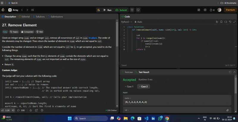 Vimal V on LinkedIn: #dsa #arrays #codingjourney #learningneverstops Vimal V on LinkedIn: #dsa #arrays #codingjourney #learningneverstops