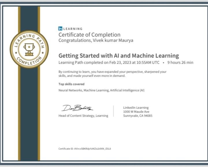 Vivek kumar Maurya posted on LinkedIn Vivek kumar Maurya posted on LinkedIn