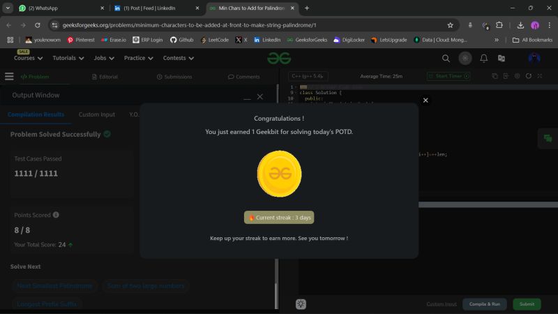 Omkar Bagul on LinkedIn: #gfg160 #day4 #gfg160 #geekstreak2024 #dsa # ... Omkar Bagul on LinkedIn: #gfg160 #day4 #gfg160 #geekstreak2024 #dsa # ...