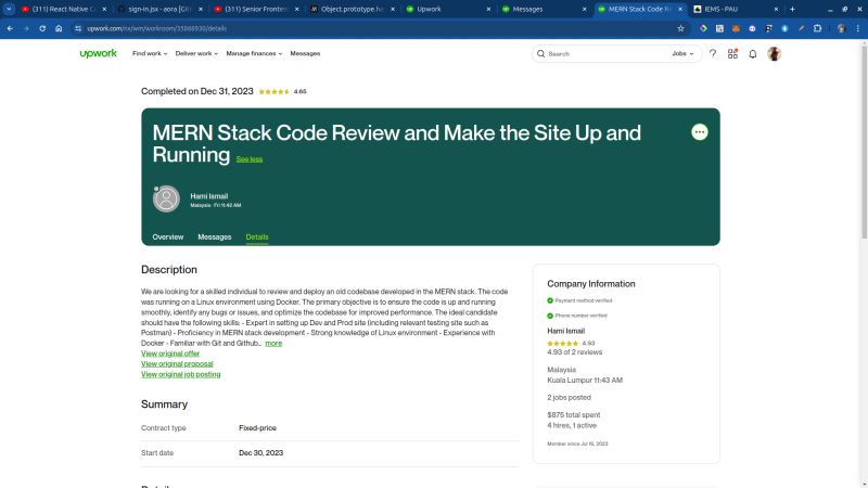 Bukenya Kizza Roland on LinkedIn: #upwork #reactjs Bukenya Kizza Roland on LinkedIn: #upwork #reactjs
