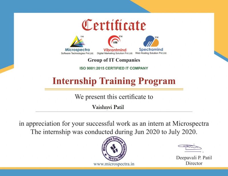 Vaishnavi Patil posted on LinkedIn Vaishnavi Patil posted on LinkedIn