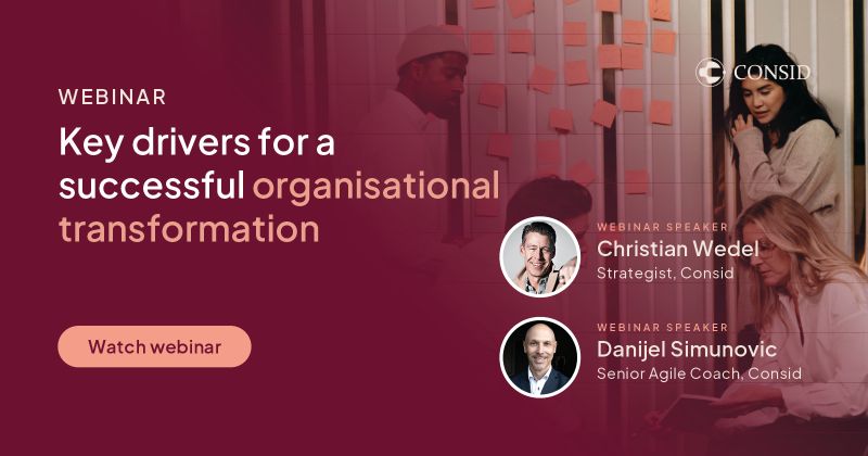 Consid on LinkedIn: Webinar: Key drivers for a successful ... Consid on LinkedIn: Webinar: Key drivers for a successful ...
