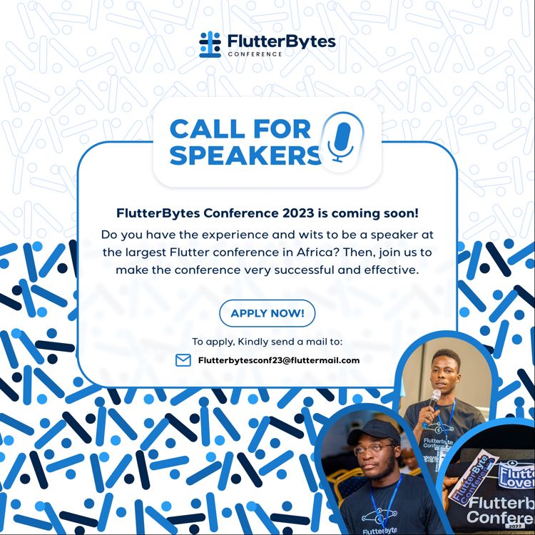 FlutterBytes on LinkedIn: #flutterbytesconference #callforspeakers #africa FlutterBytes on LinkedIn: #flutterbytesconference #callforspeakers #africa