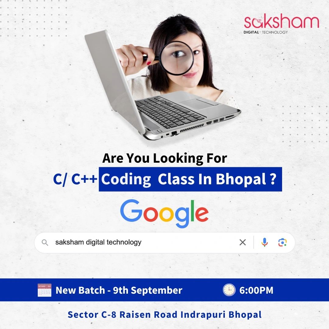 Saksham Digital Technology on LinkedIn: #c #c #codingclass #beginning # ... Saksham Digital Technology on LinkedIn: #c #c #codingclass #beginning # ...