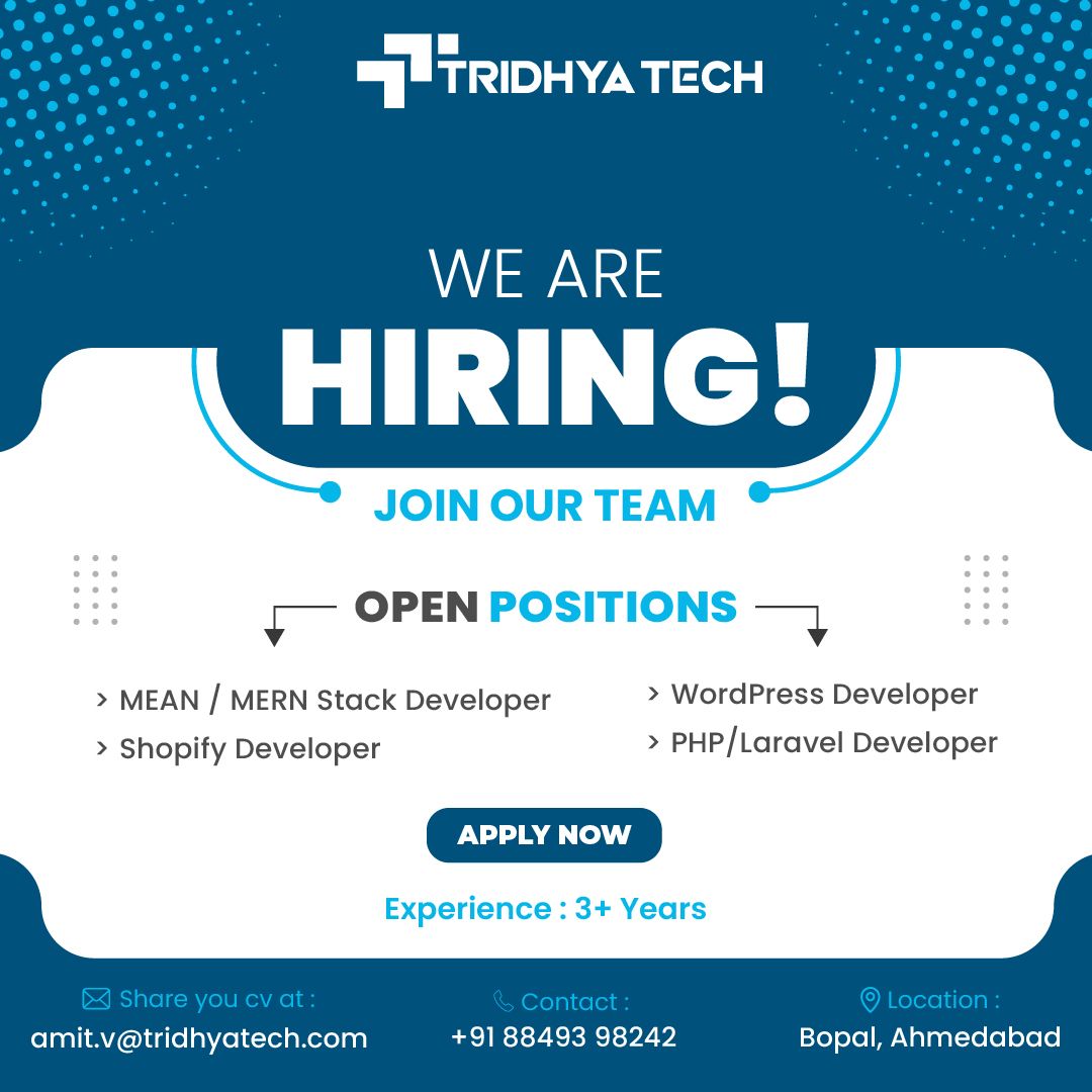 Amit Kumar Vyas on LinkedIn: #hiring #mernstack #meanstack #shopify # ... Amit Kumar Vyas on LinkedIn: #hiring #mernstack #meanstack #shopify # ...