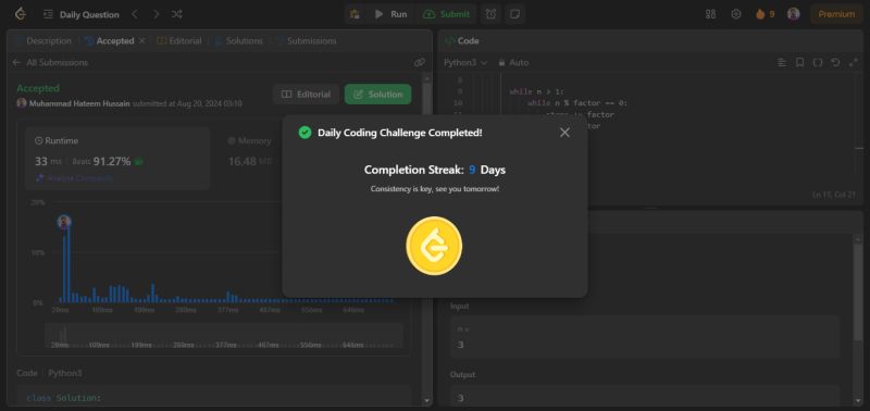 Muhammad Hateem Hussain on LinkedIn: #100daysofcode #python #leetcode # ... Muhammad Hateem Hussain on LinkedIn: #100daysofcode #python #leetcode # ...