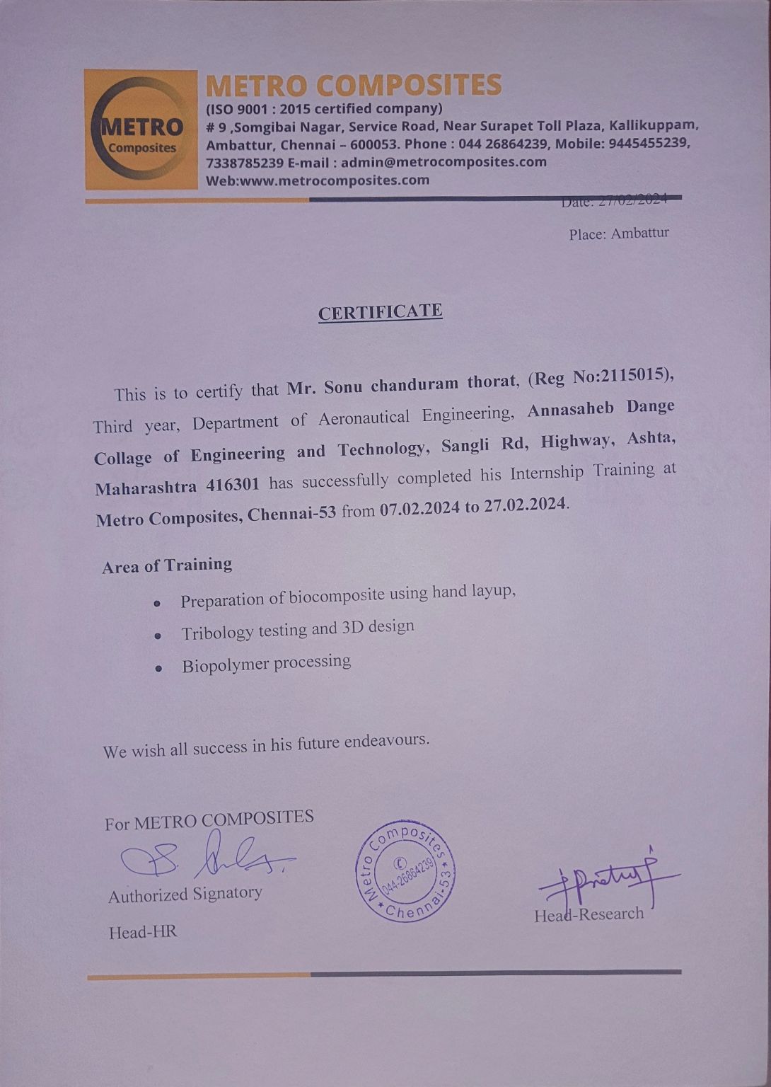 Sonu Thorat on LinkedIn: certificate of completion Sonu Thorat on LinkedIn: certificate of completion