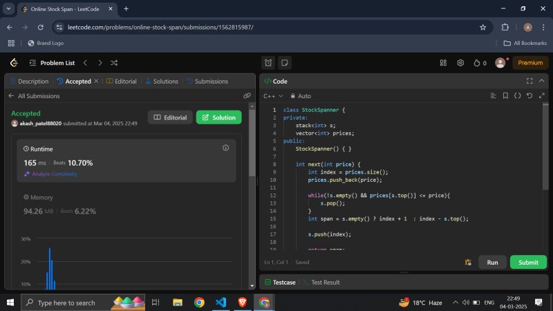 #dsa #coding #problemsolving #keeplearning | Akash Patel #dsa #coding #problemsolving #keeplearning | Akash Patel